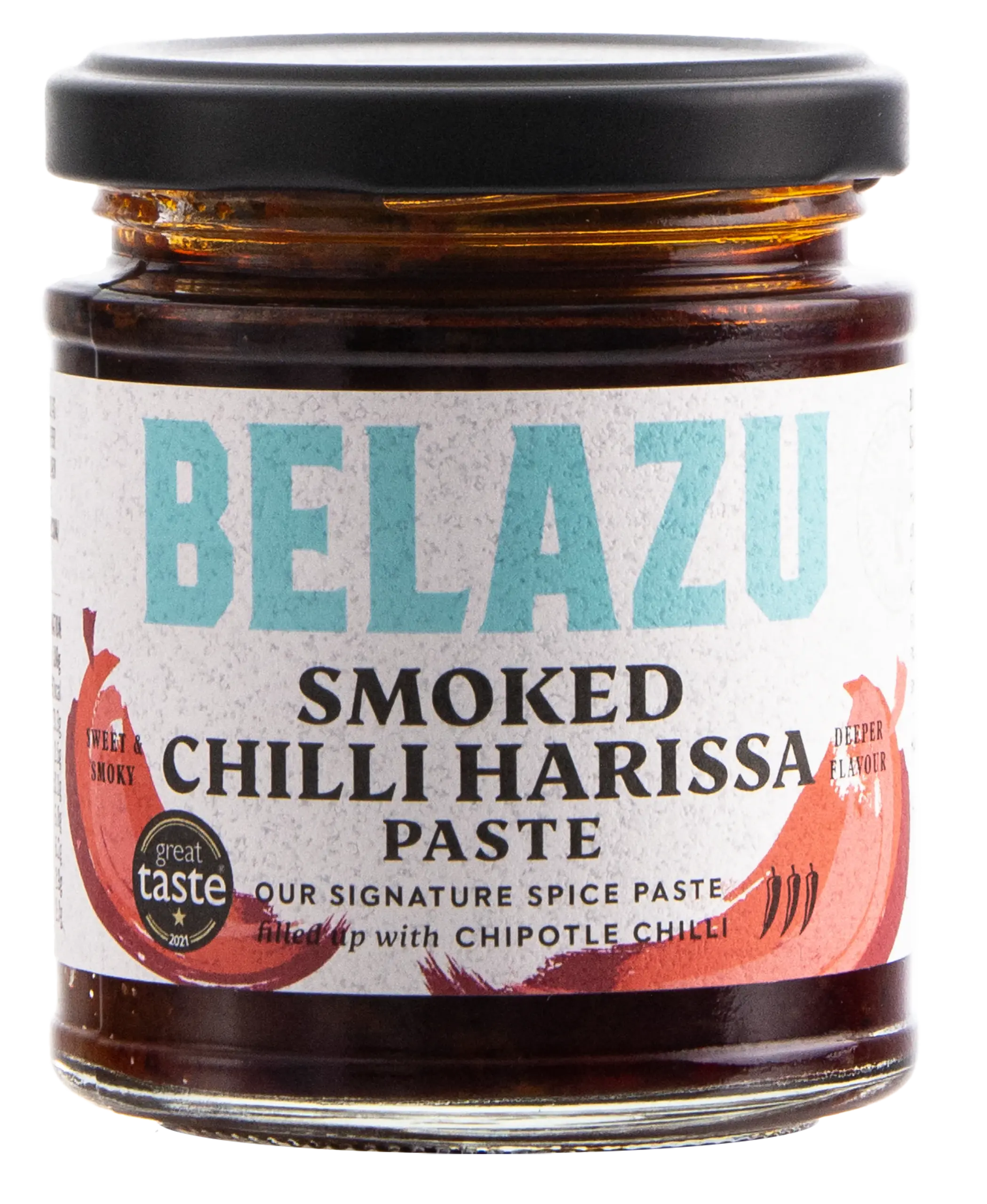Belazu Smoked Chilli Harissa paste 170 - Finefoods